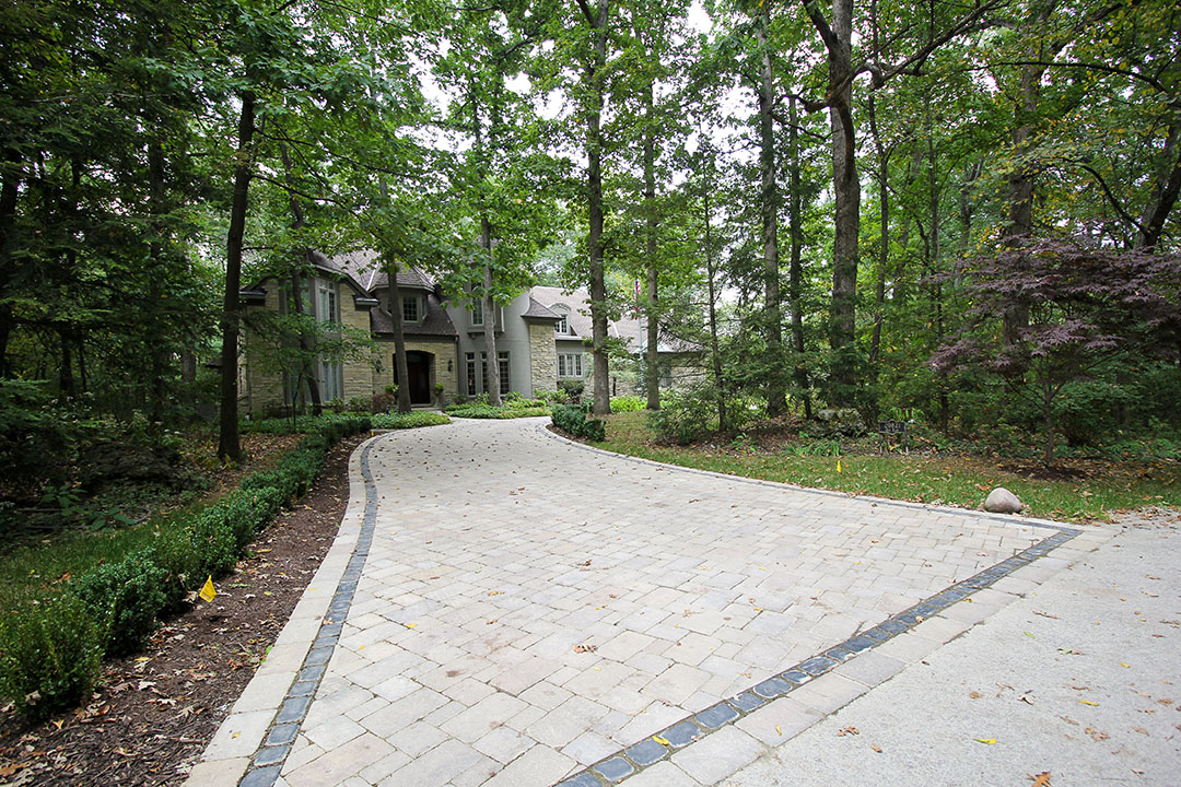 Brick Driveway Installation - scott flanagan landscape